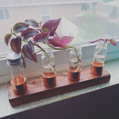 Copper Propagation Station Vessel Flower Buds Vase - Etsy