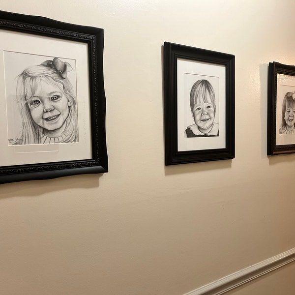 Custom Hand Drawn Portraits - Etsy