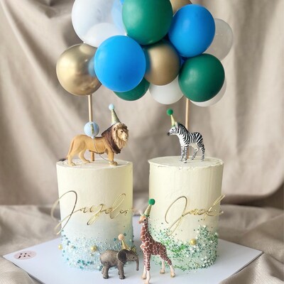 Koala Kangaroo Wombat Party Animal Cake Toppers With Pink - Etsy