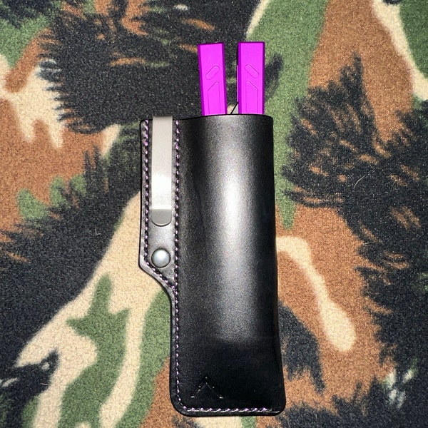 PICK YOUR COLOR Leather Bali Burrito/balisong Sheath *please Read ...