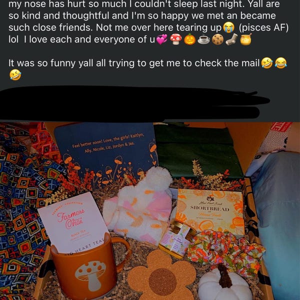 Halloween Ghost Gift Box Spooky Gift Basket for Her Halloween Care ...