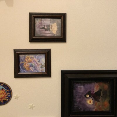 8x10 Forest Witch print of an Original Painting - Etsy