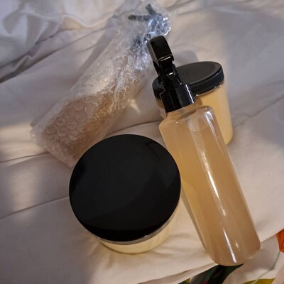 Black Castor Oil & Chebe Hair Cream chebe Powder, Chad, Molasses ...