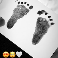 No-touch Inkless Baby Hand and Footprint Kit Painless Perfect Prints ...