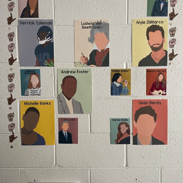 The Capital-d Deaf Pack, Famous Deaf Changemaker Posters: Downloads for ...