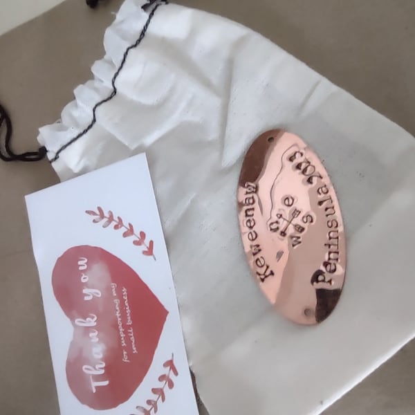 Pocket Hug Token - Pewter Personalized Coin / I Love You Reminder Stone ...