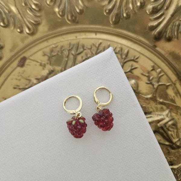 5pcs Raspberry Grape Charms, Resin Fruit Charms Pendant, DIY Jewelry ...