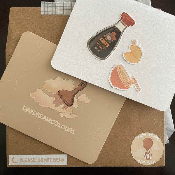 Asian Sauces Stickers Calcifer Sriracha Hot Sauce, Kiki Soy Sauce ...