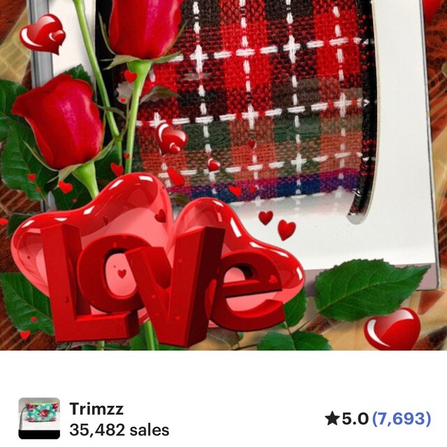 Large Selection of Fabric Ribbon and More by Trimzz on Etsy