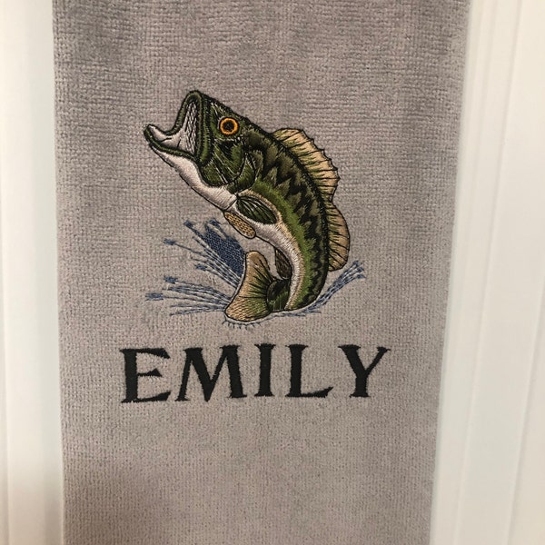 Bass Embroidery Design. Machine Embroidery Design. Fishing Embroidery ...