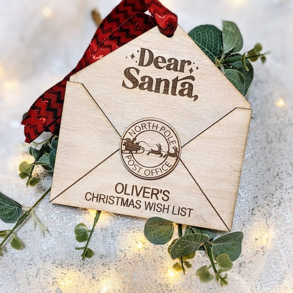 Christmas List Ornament-2 Designs| Laser Cut Files | Glowforge SVG ...