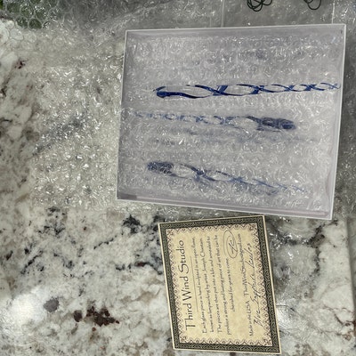 Set of 6 Ruby Red Icicles Christmas Tree Ornaments Hand Blown - Etsy