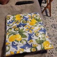 Lemon Tablecloth | Italian Tableware | Majolica Tile Style | Italian ...