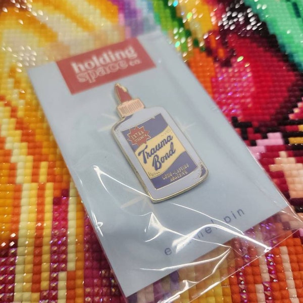 Trauma Bond Enamel Pin - Etsy