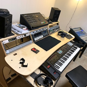 Recording Studio Desk 12 Rack Unit manhattan Model With - Etsy