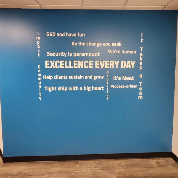 Teamwork Wall Decal - Office Wall Art Decor - Office Wall Decal ...