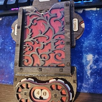 Collapsable Dice Tower | Dnd Laser Engraved Dice Box | Dnd Gift | Dice ...