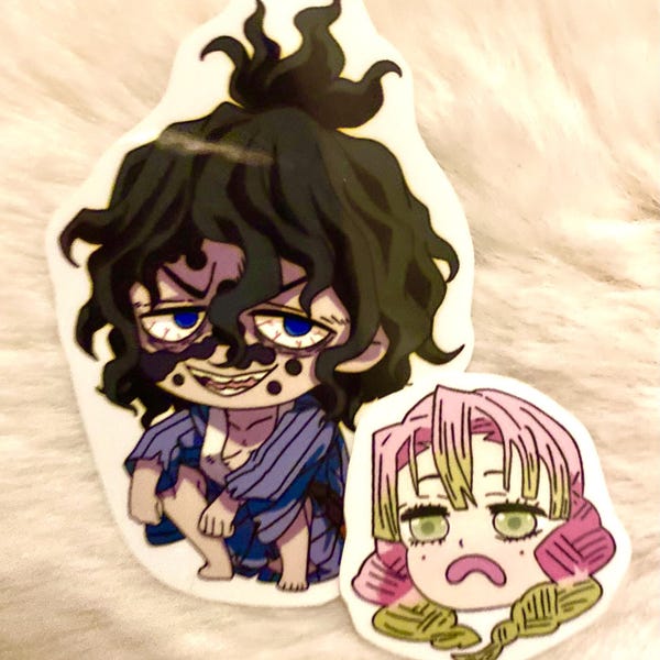 Demon Anime DS Chibi Demon Girl Die Cut Sticker | Anime Sticker ...