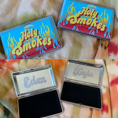 Angel Blue Holy Smokes Cigarette Case - Etsy