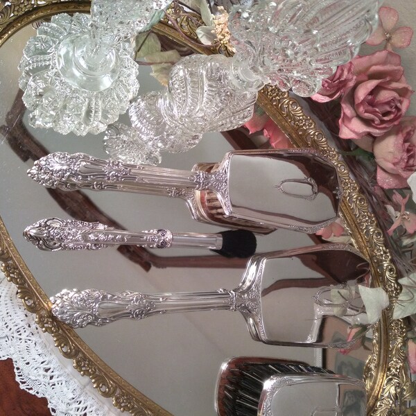 Art Deco Grecian 8 Piece Vanity Set - Etsy