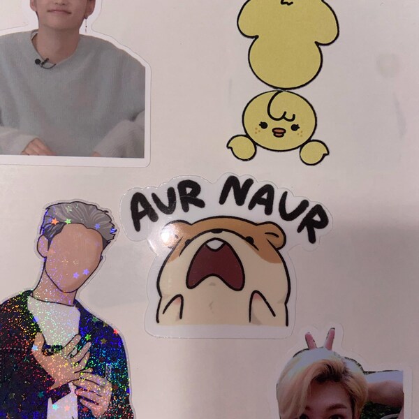 Aur Naur Cute Sticker | Series 1 | Funny Sticker | Possum Hamster ...