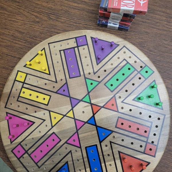 Fast Track (18" or 24") Maple (amishcountry) Game Board W/cards ...
