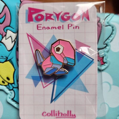 Porygon Glow-in-the-dark Hard Enamel Pin 1in. - Etsy