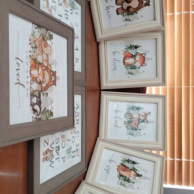 Alphabet Print Number Print Education Art Print Homeschool - Etsy