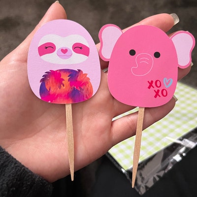 Squish-mallow Inspired Cake Topper - Etsy