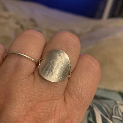 Coin Ring 10 Escudos De Portugal in Silver coin Ring - Etsy