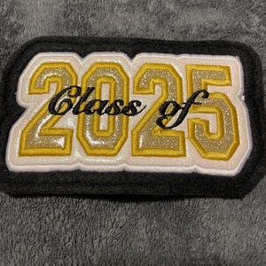 Graduation Year Letterman Jacket Patch Class Year Letterman Jacket ...