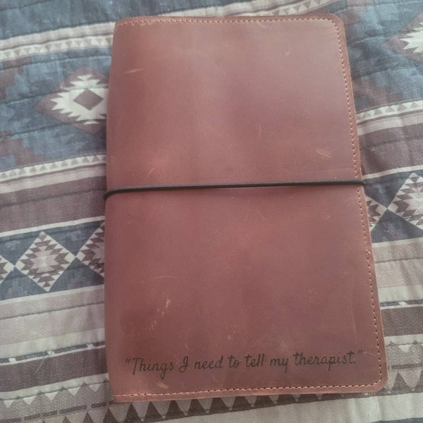 A5 Notebook Cover,personalized Notebook Cover,personalized Refillable ...