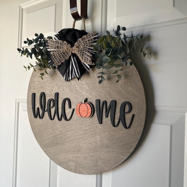 Welcome-ish Sign, Funny Welcome Door Hanger, Unwelcome Home Decor ...