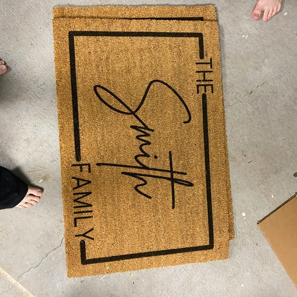 Custom Dorm Decor | Dorm Doormat | Welcome to Our Dorm | Custom Door ...