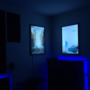 3-PACK Custom LED Light Box Poster Frames Glowbox LLC - Etsy