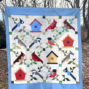 Birdhouse Quilt Block Pattern - Etsy