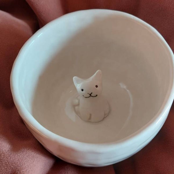 Frog Mug Ceramic , Animal Mug , Mug With Animal Inside, Frog Lowers ...
