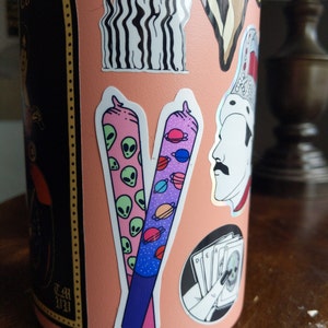 Blunt Sticker Joint Sticker Alien Stickertrippy Sticker - Etsy