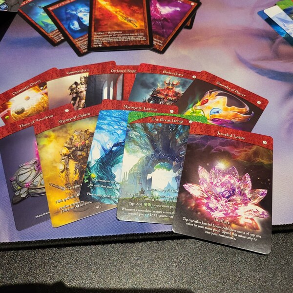 Full Art Modern Artifacts - 10 Card Bundle (custom Cards Alternate Art ...