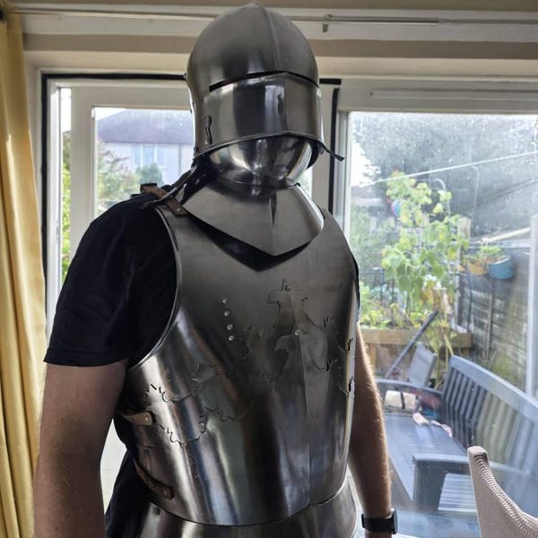 Medieval Barbuta Armor | Knight Spartan Barbuta Helmet | LARP Cosplay ...