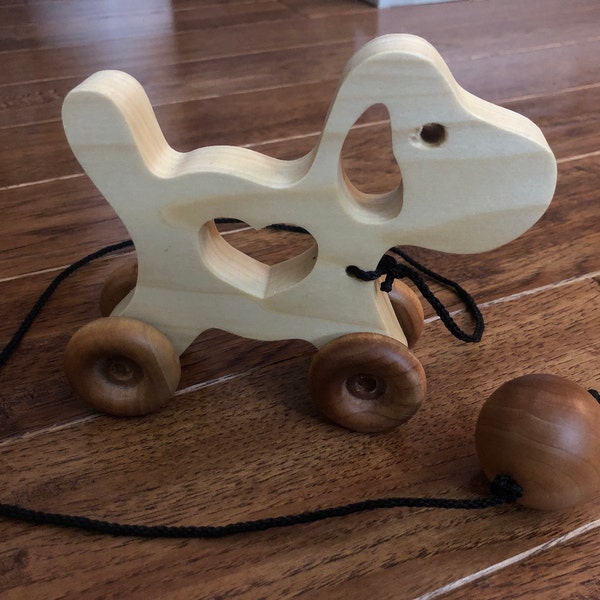 Walking Dog (with Push or Pull Toy Options) - Etsy