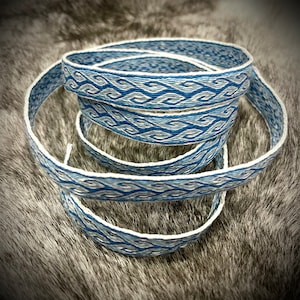 Tablet Woven Band, Woolen Viking Trim, Based on Archaeological Find ...