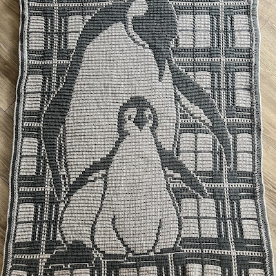 Mosaic Crochet Alphabet-d'nealian Font, Mosaic Overlay Crochet Pattern ...