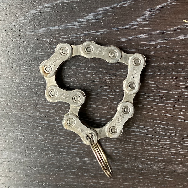 Upcycled Bike Chain 3D Bike Sculpture - Etsy
