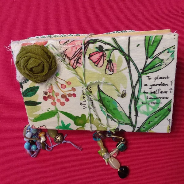 Flower Inspiration Handmade Journal by Junemariejournals - Etsy