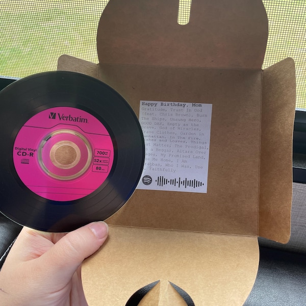 Personalized Mixtape CD: Custom Audio, Hand-stamped Cover Mixed CD ...