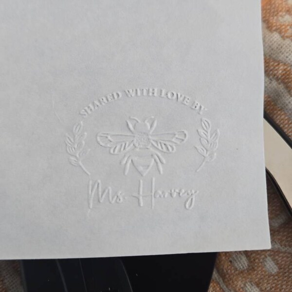 USA - Book Embosser Personalized Custom Ex Libris Library Book Embosser ...