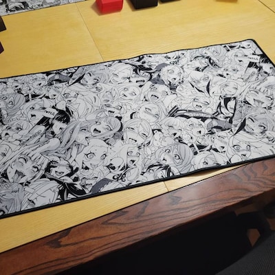Anime Desk Mat, Ahegao Girls Gaming Mouse Pad, Nhentai Keyboard Pad ...