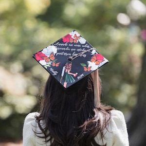 Printed Teacher Graduation Cap Topper, Teacher Custom Grad Cap , Future ...