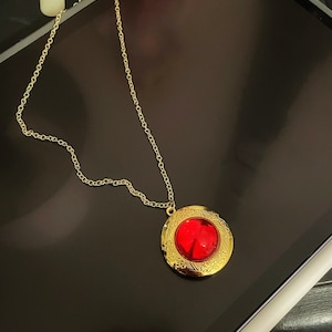 Hidden Treasure Time Travel Outlander Inspired Ruby Necklace - Etsy